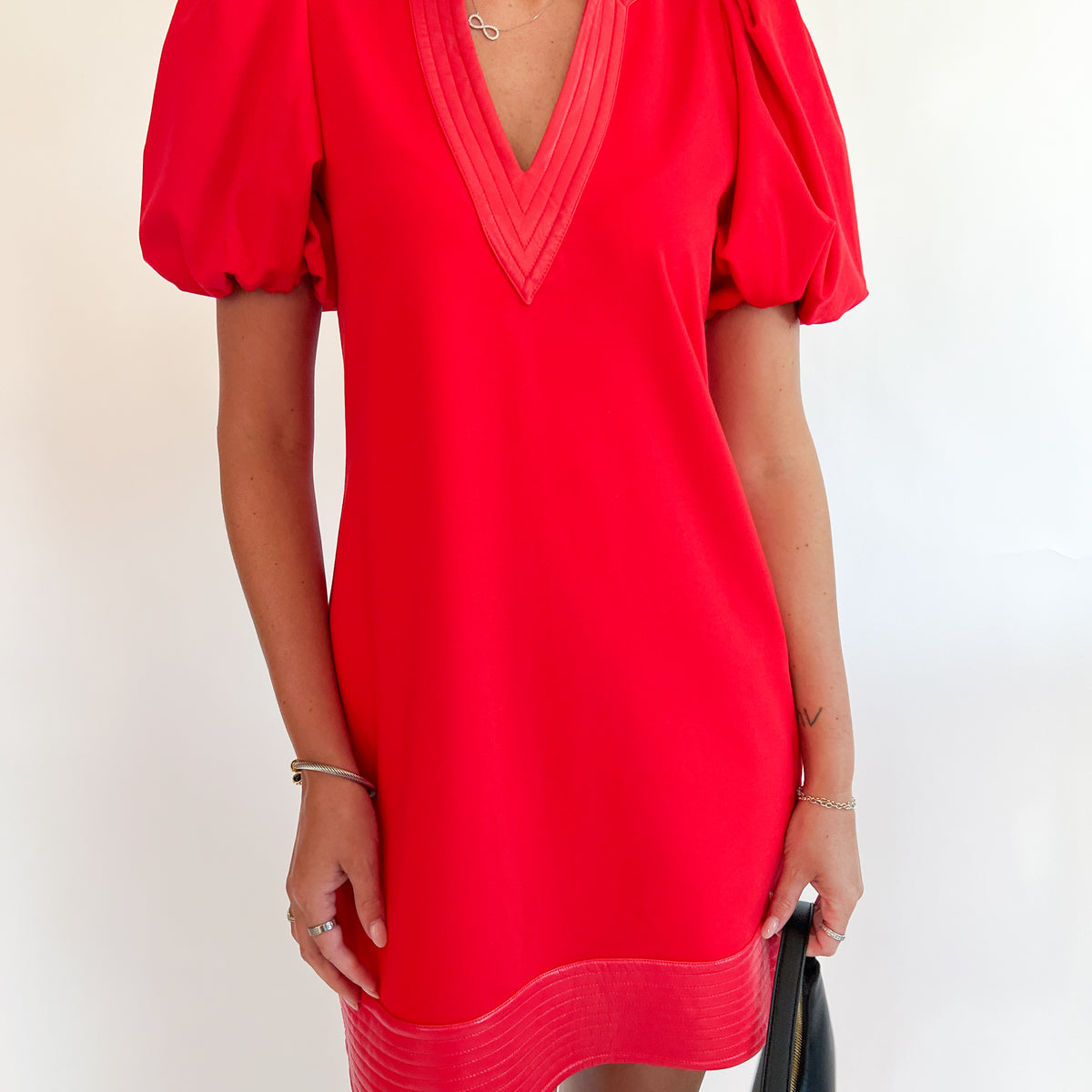 Mixed Media Hampton Mini Dress – Swoon Boutique New Orleans